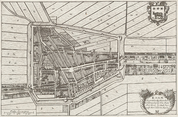 Edam - Noord Holland – Antiquariaat De Vries & De Vries - antique maps ...